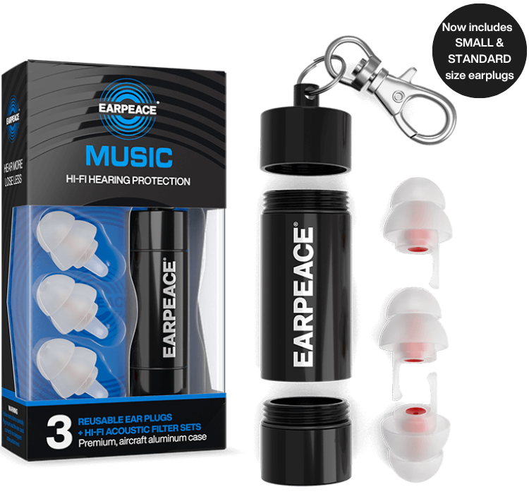 EarPeace HD | The best musicians ear plugs for loud entertainment ...